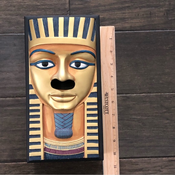 Unbranded | Accents | Egyptian King Tut Tissue Box Cover Dispenser ...